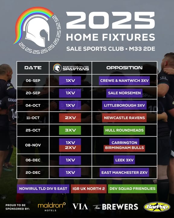 Manchester Village Spartans RUFC – Pioneers of Gay and Inclusive Rugby
